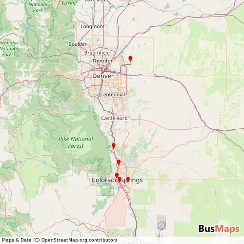 Groome Transportation Bus Routes & Schedules in Colorado Springs ...